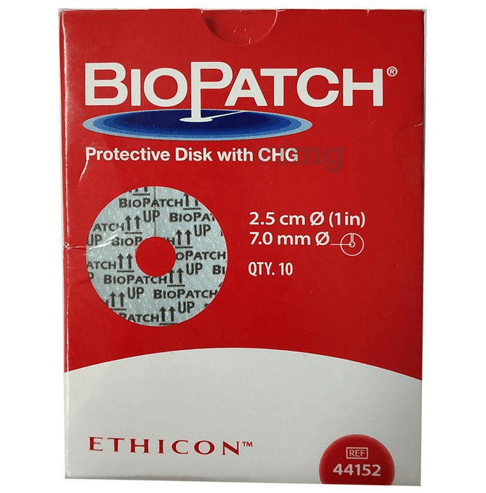 Biopatch Protective Disk with CHG: Buy box of 1 Patch at best price in ...