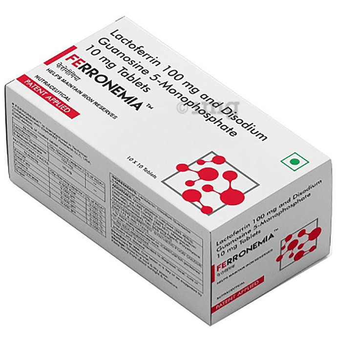 Ferronemia Tablet: Buy strip of 10 tablets at best price in India | 1mg