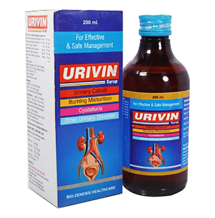 Urivin Syrup: Buy bottle of 200 ml Syrup at best price in India | 1mg