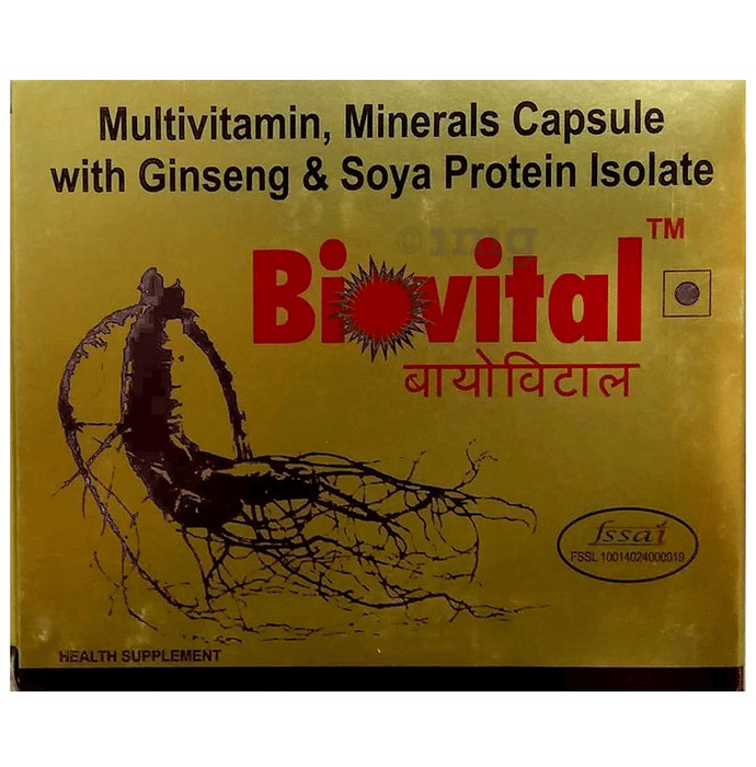 Biovital Capsule: Buy strip of 15 capsules at best price in India | 1mg