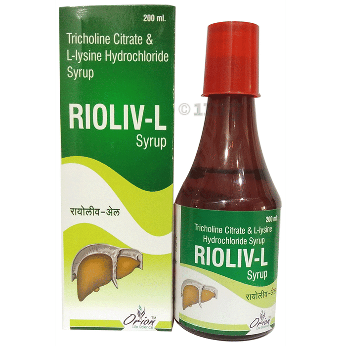 Rioliv-L Syrup: Buy bottle of 200 ml Syrup at best price in India | 1mg