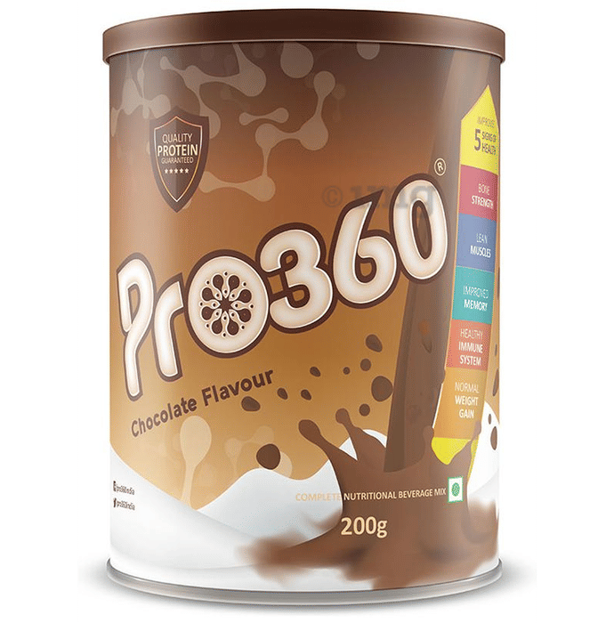 Pro360 Protein Powder Classic Chocolate: Buy Tin of 200 gm Powder at ...