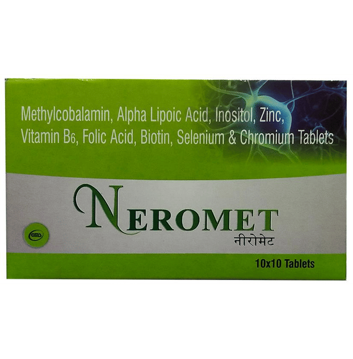 Neromet Tablet: Buy strip of 10 tablets at best price in India | 1mg
