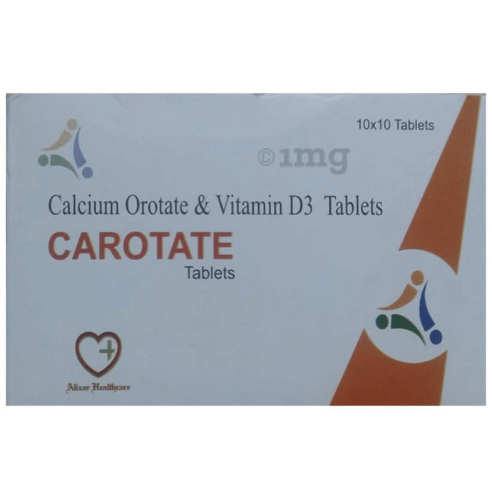 Carotate Tablet: Buy box of 10 tablets at best price in India | 1mg