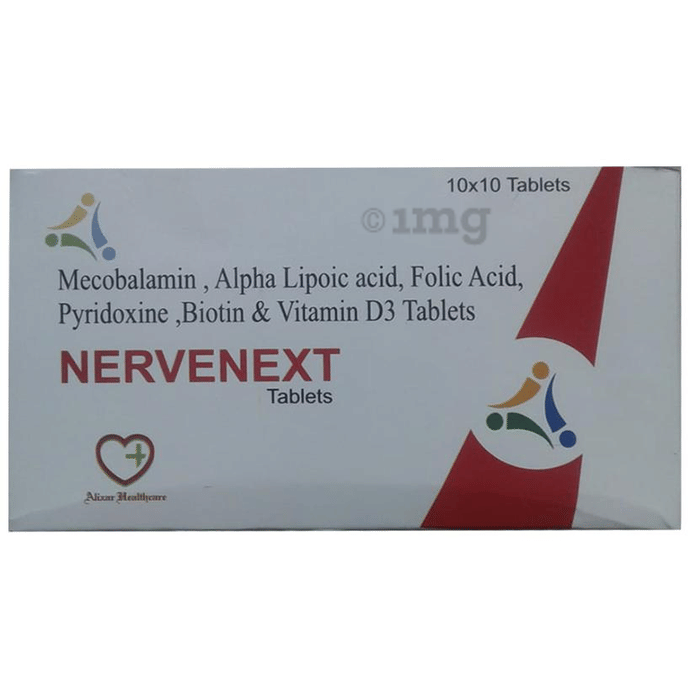 Nervenext Tablet: Buy box of 10 tablets at best price in India | 1mg