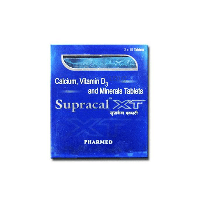 Supracal XT Tablet: Buy strip of 15 tablets at best price in India | 1mg