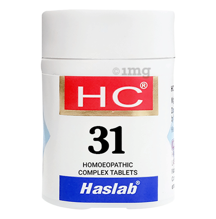 Haslab HC 31 Hypericum Complex Tablet: Buy bottle of 550 gm Tablet at ...