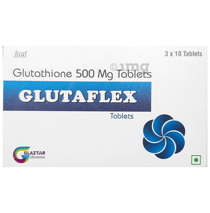 Glutaflex 500mg Tablet: Buy strip of 10 tablets at best price in India ...