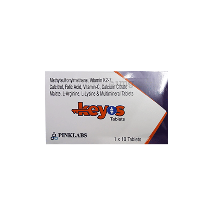 Keyos Tablet: Buy strip of 10 tablets at best price in India | 1mg