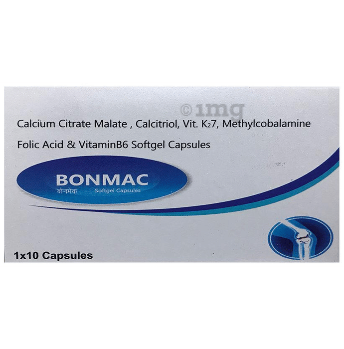 Bonmac Softgel Capsule: Buy strip of 10 soft gelatin capsules at best ...