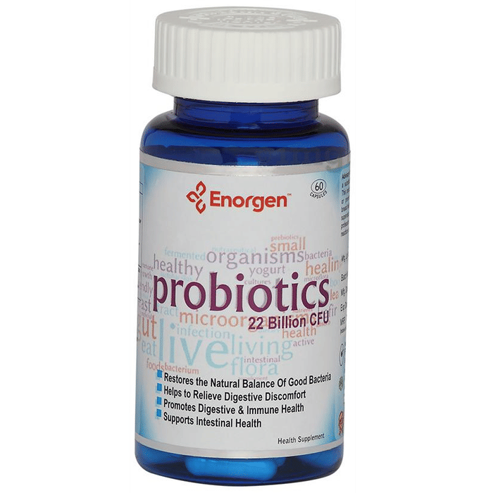 Enorgen Probiotics 22 Billion CFU Capsule: Buy bottle of 60 capsules at ...