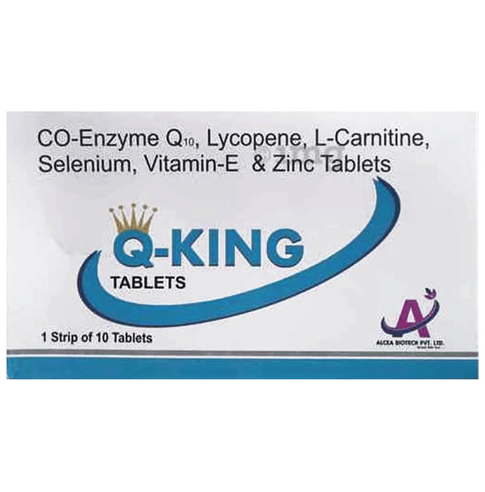 Q-King Tablet: Buy strip of 10 tablets at best price in India | 1mg
