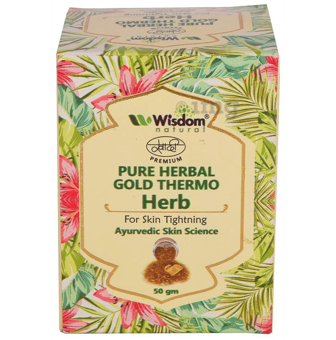 Wisdom Natural Pure Herbal Gold Thermo Herb: Buy jar of 50 gm Face Pack ...