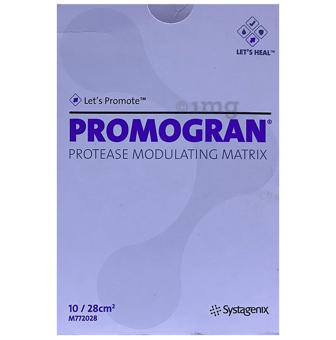 Promogran M772028 Protease Modulating Matrix 28cm2: Buy box of 10 ...