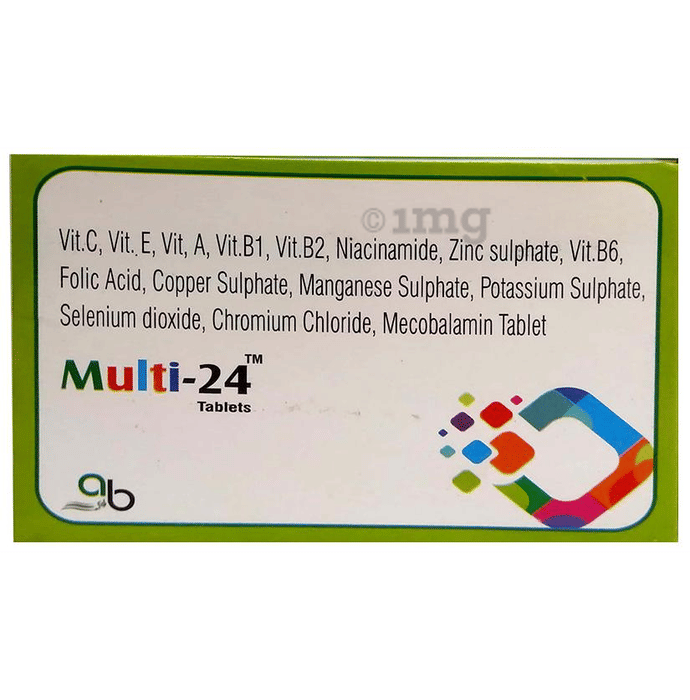 Multi 24 Tablet: Buy strip of 10 tablets at best price in India | 1mg