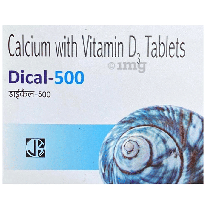 Dical 500 Tablet: Buy strip of 15 tablets at best price in India | 1mg