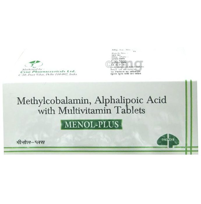Menol-Plus Tablet: Buy strip of 10 tablets at best price in India | 1mg