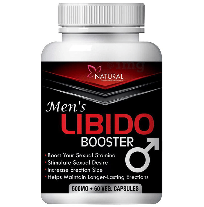 Natural Men's Libido Booster 500mg Veg Capsule: Buy bottle of 60 ...