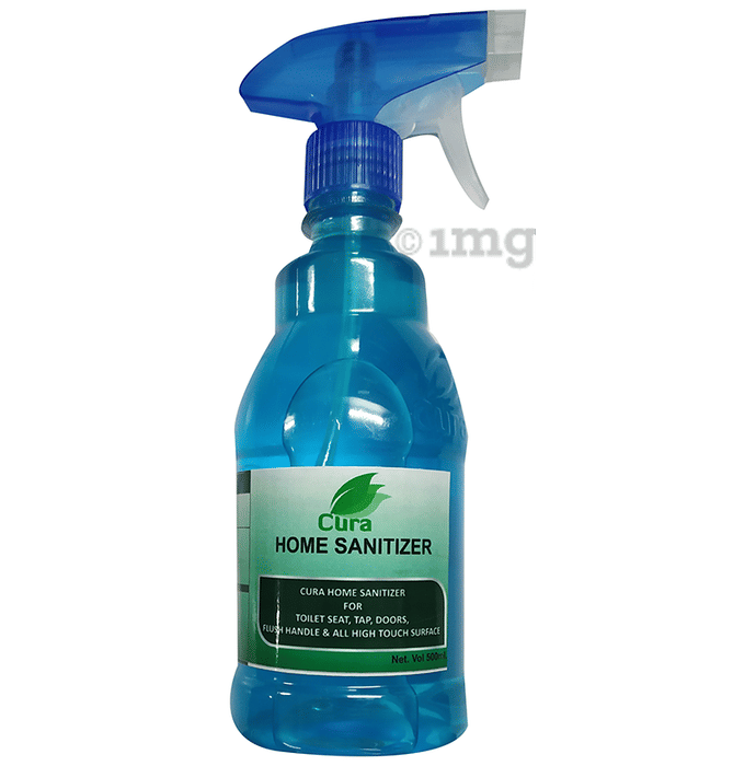 Cura Home Spray Sanitizer: Buy pump bottle of 500 ml Liquid at best ...