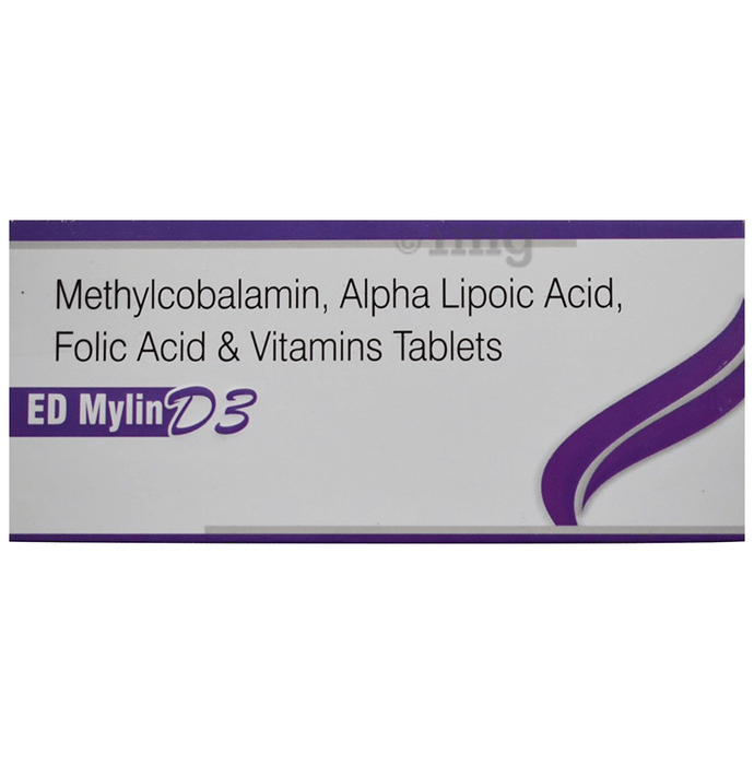 ED Mylin D3 Tablet: Buy strip of 10 tablets at best price in India | 1mg