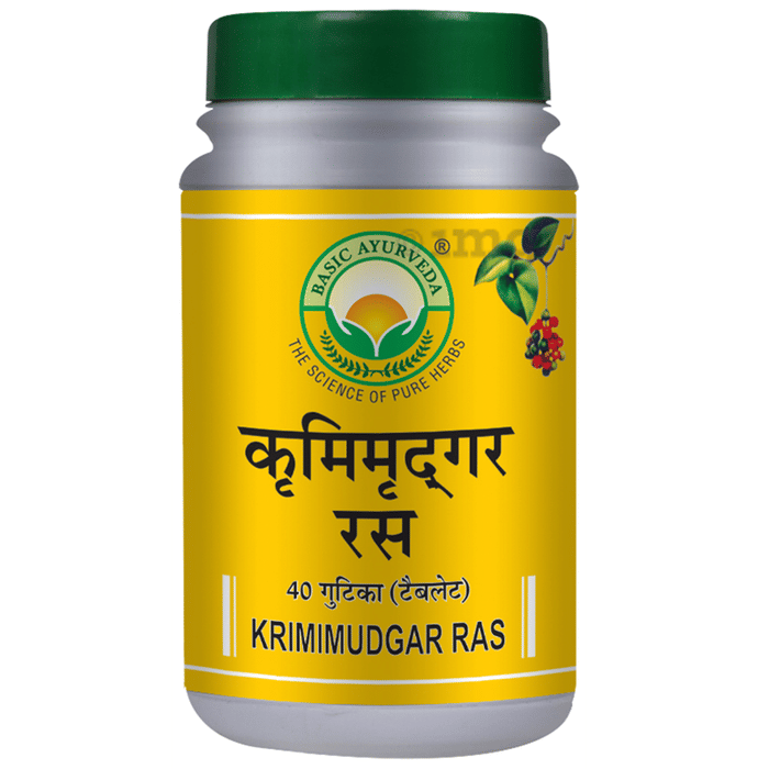 Basic Ayurveda Krimi Mudgar Ras Tablet: Buy bottle of 40 tablets at ...