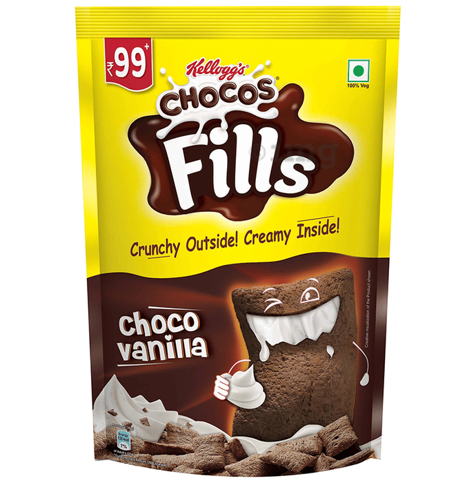 Kellogg's Choco Vanilla Chocos Fills: Buy packet of 180 gm Snacks at ...