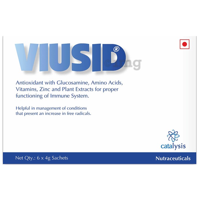 Viusid Sachet (4gm Each): Buy box of 6 Sachets at best price in India | 1mg