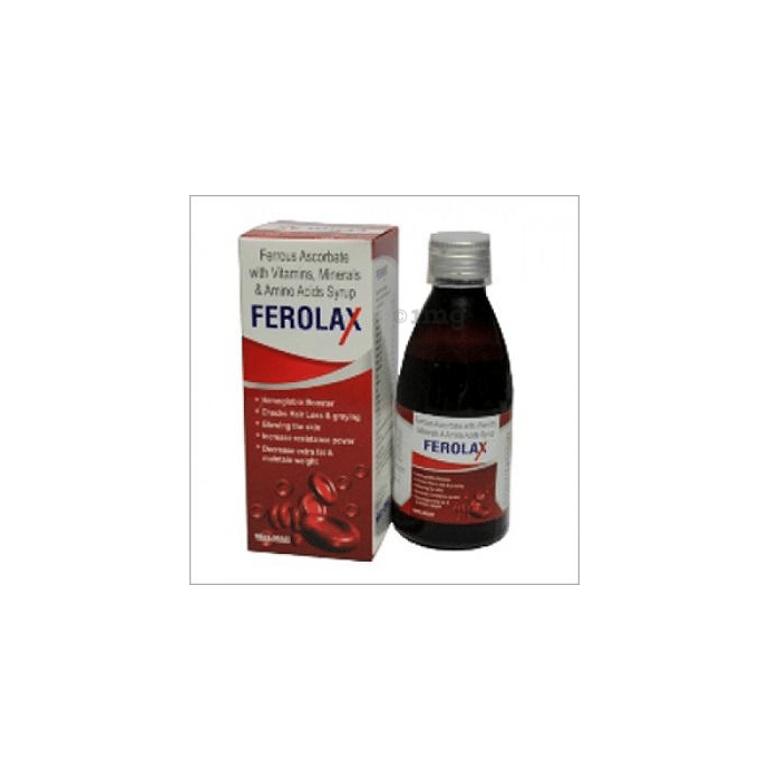 Ferolax Syrup: Buy bottle of 150 ml Syrup at best price in India | 1mg