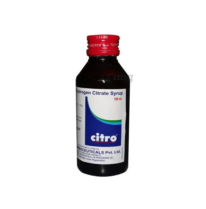 Citro Syrup: Buy bottle of 100 ml Syrup at best price in India | 1mg