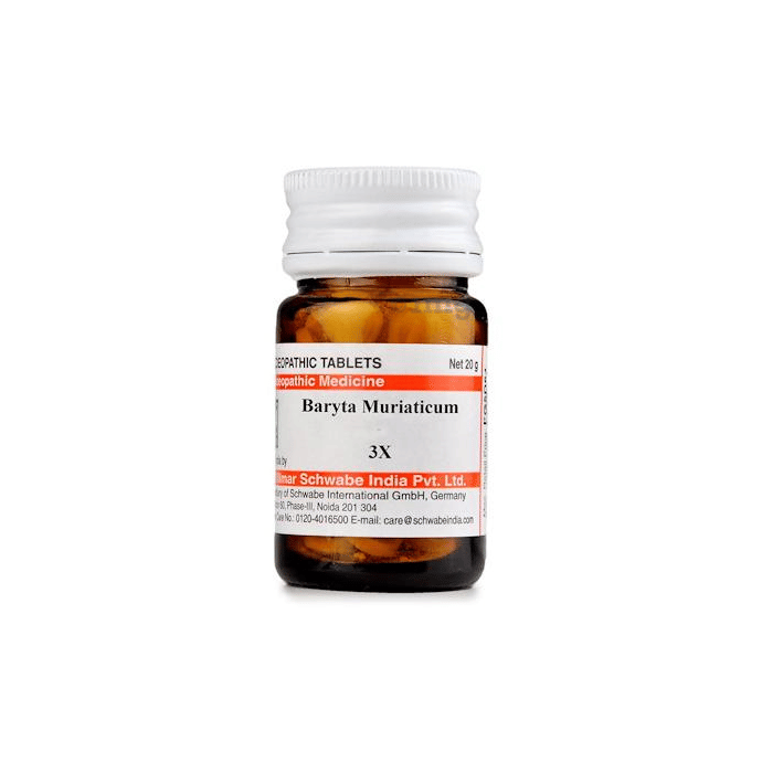Dr Willmar Schwabe India Baryta Muriaticum Trituration Tablet 3X: Buy ...