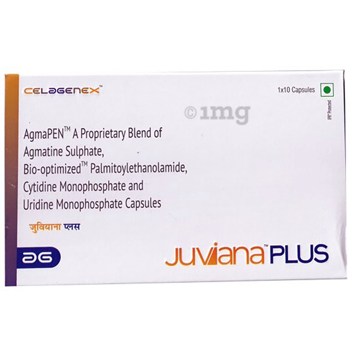 Juviana Plus Capsule: Buy strip of 10 capsules at best price in India | 1mg