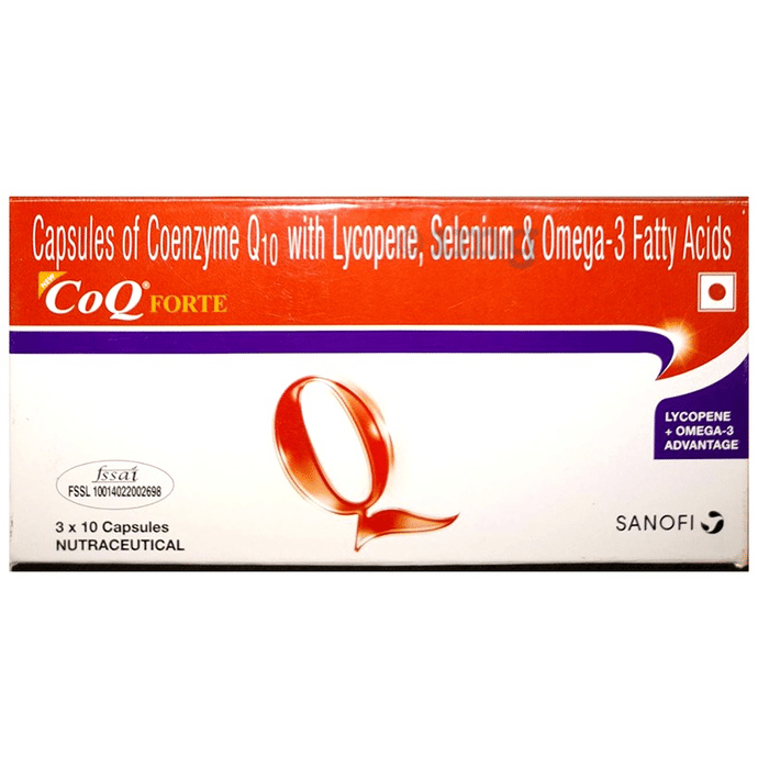 New CoQ Forte Capsule: Buy strip of 10 soft gelatin capsules at best ...