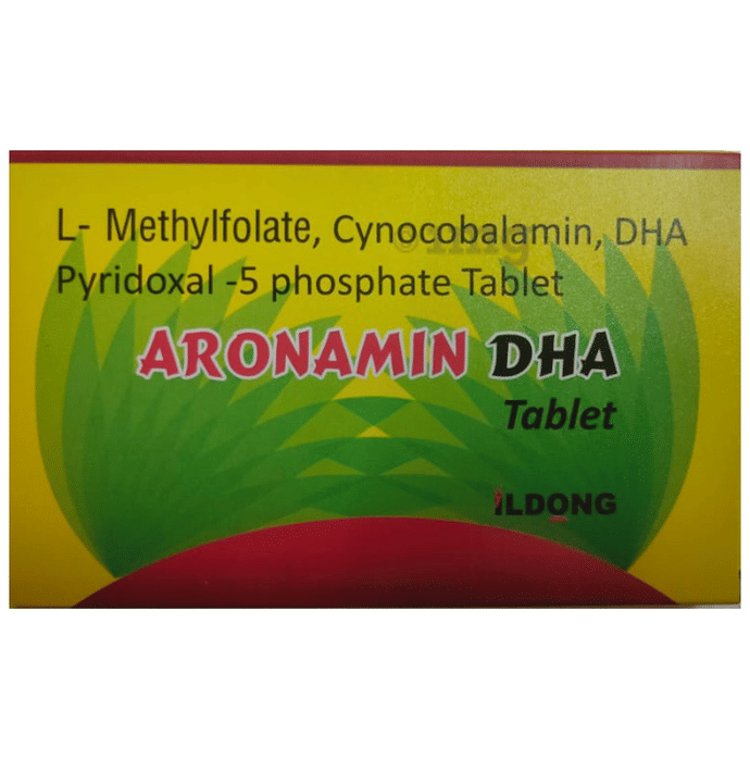 Aronamin DHA Tablet: Buy packet of 10 tablets at best price in India | 1mg