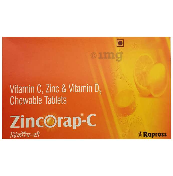 Zincorap-C Chewable Tablet: Buy strip of 15 Chewable Tablets at best ...