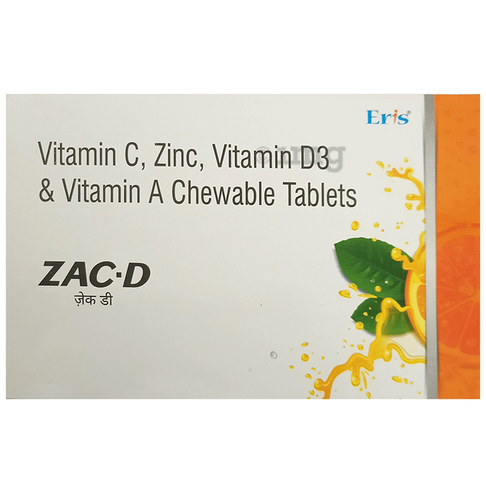 Zac-D Chewable Tablet: Buy strip of 15 Chewable Tablets at best price ...
