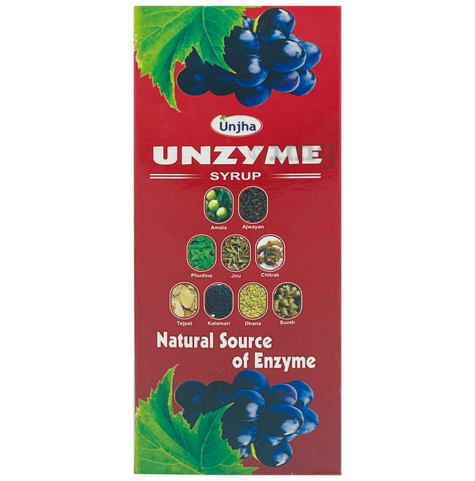 Unjha Unzyme Syrup: Buy bottle of 200 ml Syrup at best price in India | 1mg