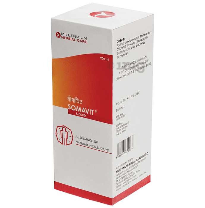 Millennium Herbal Care Somavit Liquid (200ml Each): Buy combo pack of 3 ...
