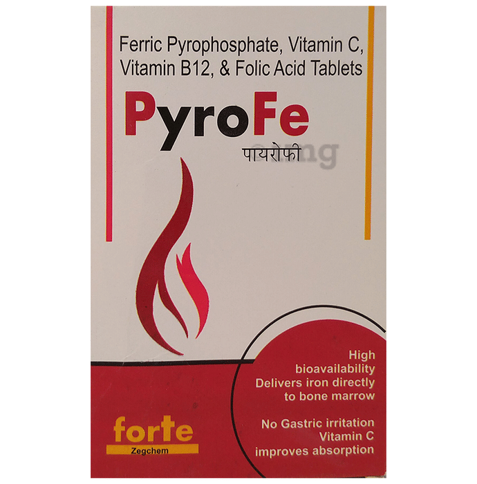 PyroFe Tablet: Buy strip of 10 tablets at best price in India | 1mg