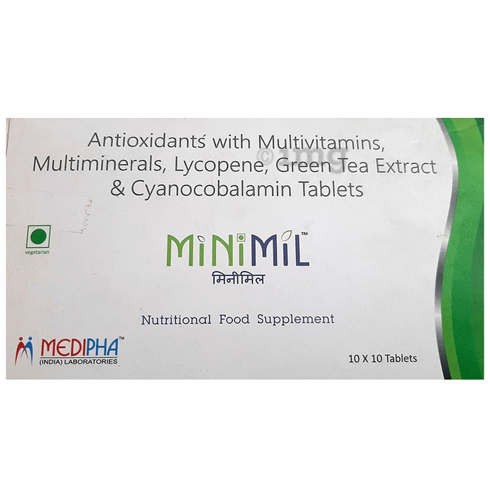 Minimil Tablet: Buy strip of 10 tablets at best price in India | 1mg