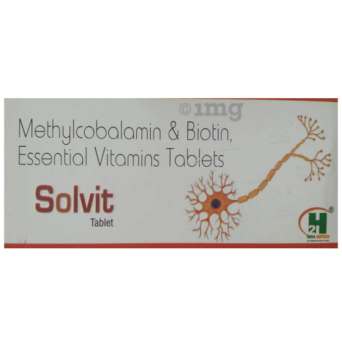 Solvit Tablet: Buy strip of 10 tablets at best price in India | 1mg