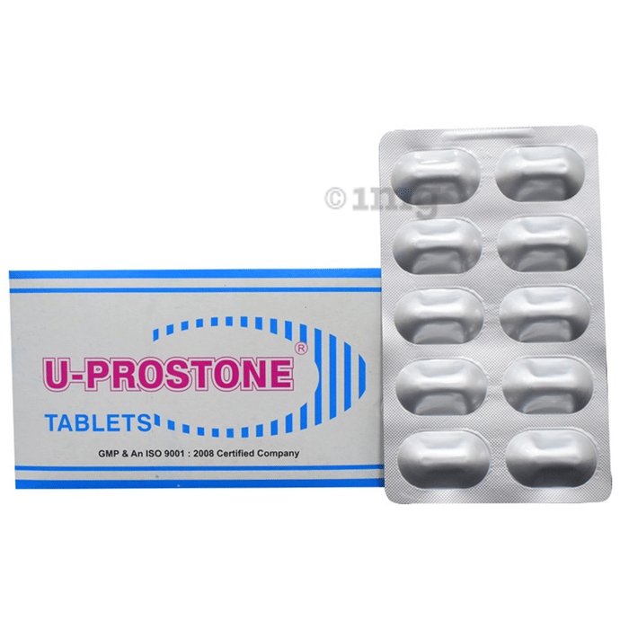 U-Prostone Tablet: Buy strip of 10 tablets at best price in India | 1mg