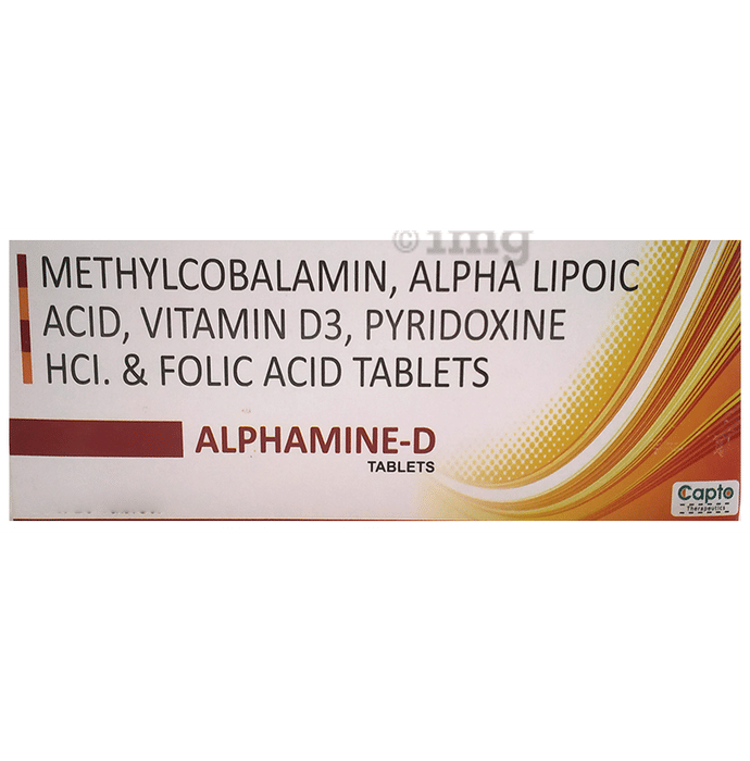 Alphamine-D Tablet: Buy strip of 10 tablets at best price in India | 1mg