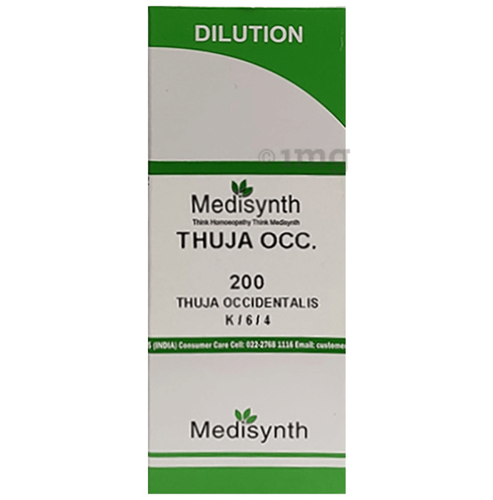 Medisynth Thuja Occidentalis Dilution 200: Buy bottle of 30 ml Dilution ...