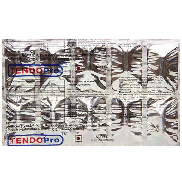 Tendo Pro Capsule: Buy strip of 10 capsules at best price in India | 1mg