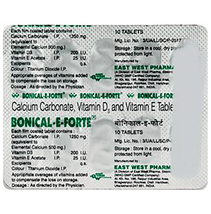 Bonical E Forte Tablet: Buy strip of 10 tablets at best price in India ...