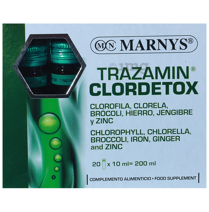 Marnys Trazamin Clordetox Vial (10ml Each): Buy box of 20 vials at best ...