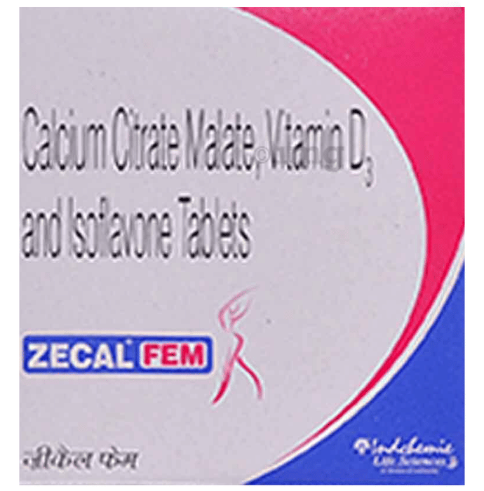 Zecal Fem Tablet: Buy strip of 10 tablets at best price in India | 1mg