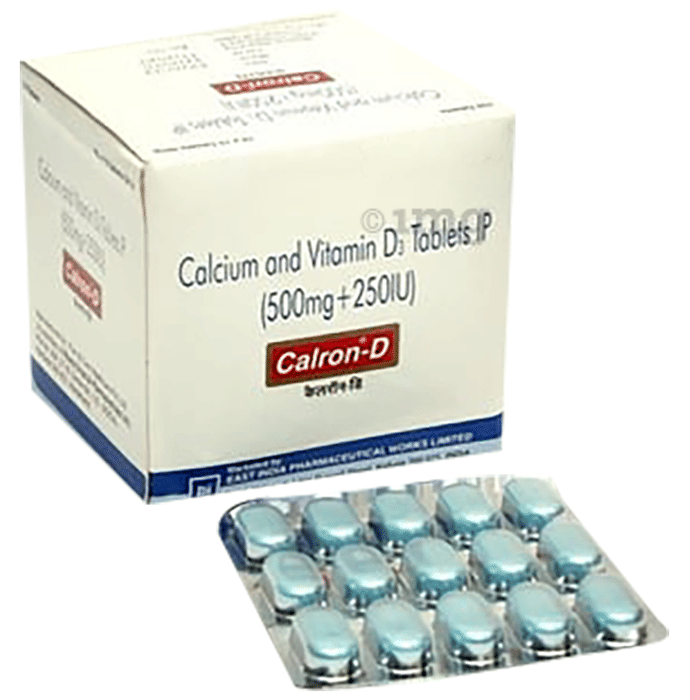 Calron D Tablet: Buy strip of 15 tablets at best price in India | 1mg