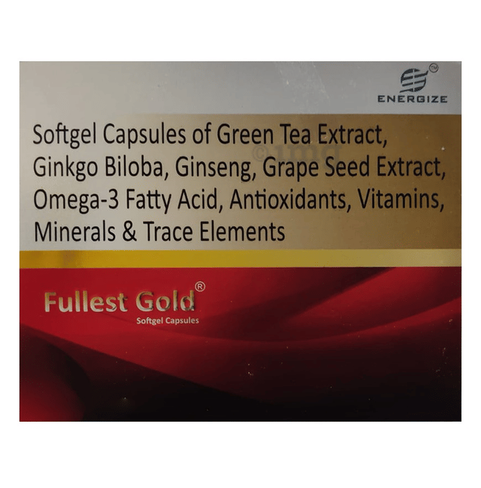 Fullest Gold Softgel Capsule: Buy strip of 10 soft gelatin capsules at ...