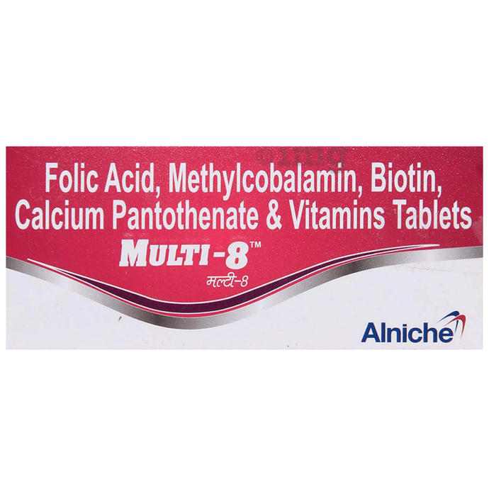 Multi 8 Tablet: Buy strip of 10 tablets at best price in India | 1mg